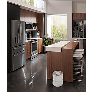 Profile Air Purifier | Removes Allergens, Odors & Other Impurities | Complete With Air Quality Sensor for Auto Fan Adjustment & Child Lock | Low Volume | Perfect for Small Rooms | White