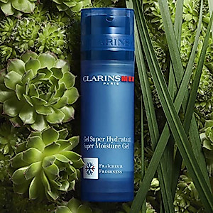 CLARINSMEN Super Moisture Gel | Cooling Gel For Men | Hydrates, Mattifies, Soothes, Energizes and Defies Shine | Calms and Tones Skin After Shaving | All Skin Types | 1.7 Ounces