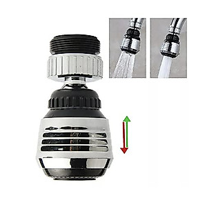 360 Degree Rotating Faucet Movable Kitchen Tap Head Water Saving Nozzle Sprayer 2 Position