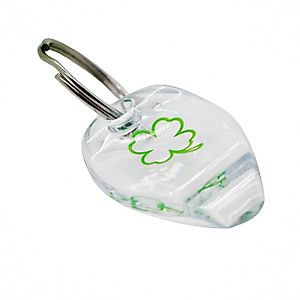 Plastic Scraper for Lottery Tickets, Stickers , Labels, Films, Clover Lottery Scratcher , Lotto Scratcher With Keychain, Gambler Lucky gift (10)