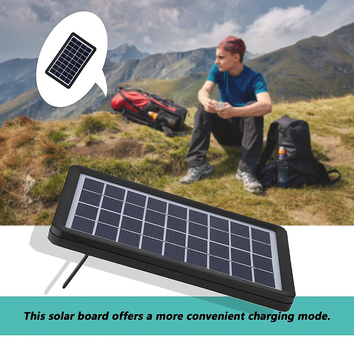 Richer-R Solar Panel, 9V 3W Solar Board Waterproof 93% Light Transmittance Poly Silicon Solar Cell 9 Volt Monocrystalline Solar Panel,up to 93% Tansmittance