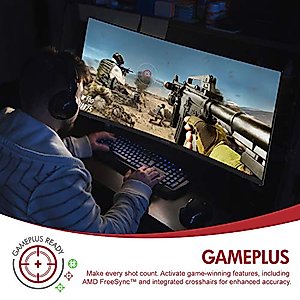FPS/RTS Optimized VIOTEK GN34C 34" Curved Widescreen Gaming Monitor - 3440x1440p with 100Hz Refresh Rate