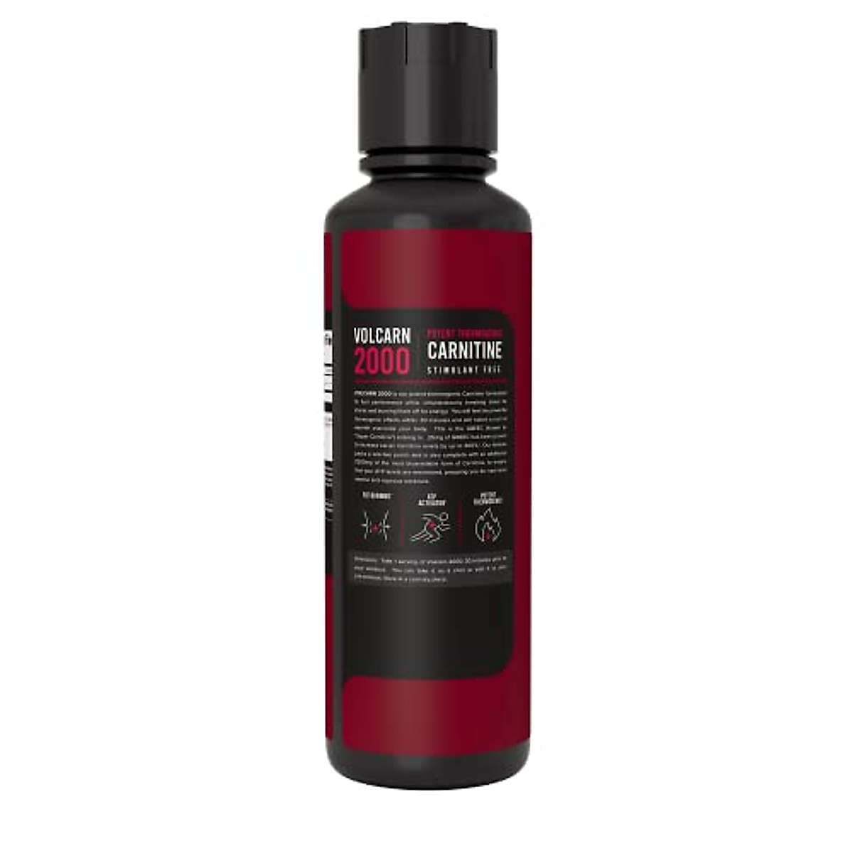 InnoSupps Volcarn 2000 - Advanced Fat Burning Liquid | L-Carnitine, GBEEC, Boost Energy, ATP Enhancer | Caffeine Free, No Artificial Sweeteners | 32 Servings (Sour Kids Candy)