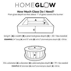 HOMEGLOW Fire Glass. Black 1/2 inch. Reflective Tempered Glass Rocks for Gas or Propane Fire Pit or Fireplace. 10 Pounds.
