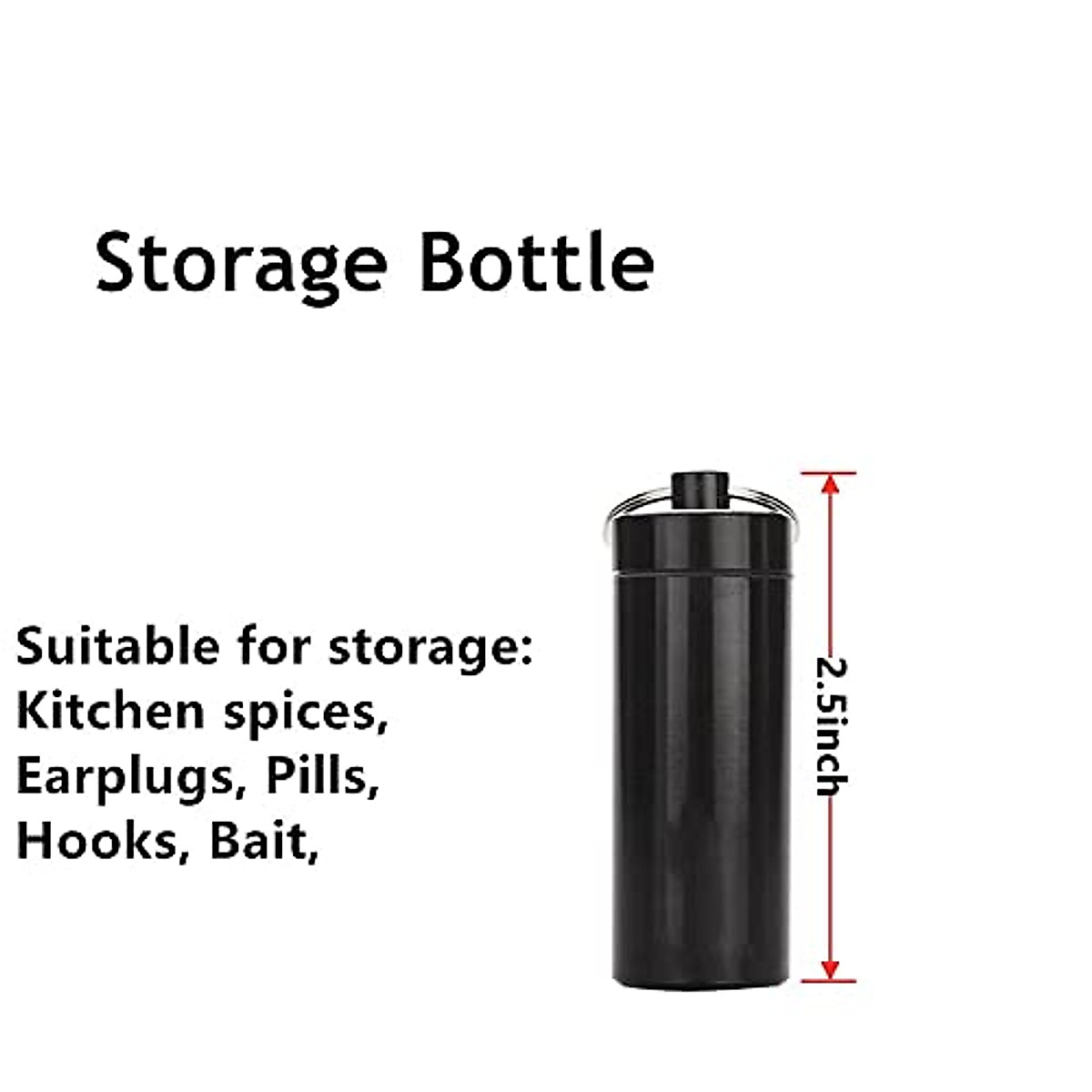 Storage Bottle Kit Storage Bottle Snuff Bullet
