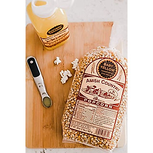Amish Country Popcorn | 2 lb Bag | Baby Yellow Popcorn Kernels | Old Fashioned, Non-GMO and Gluten Free (Baby Yellow - 2 lb Bag)