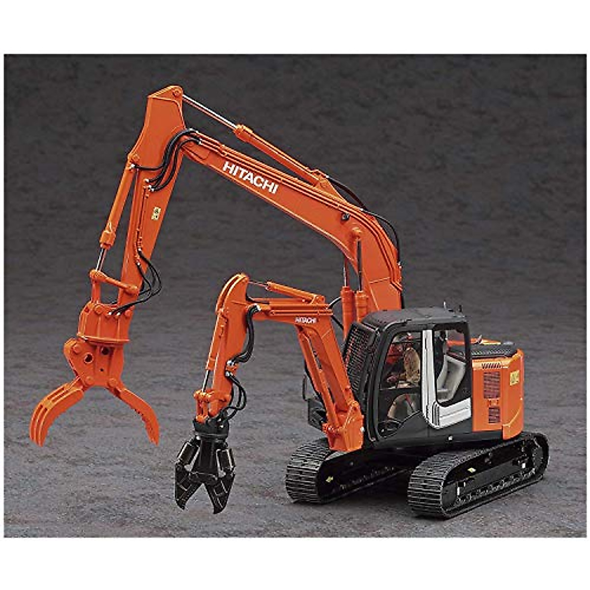 Hasegawa HSW04 1:35 Scale Hitachi Double Arm Construction Machine Astaco Neo Plastic Model