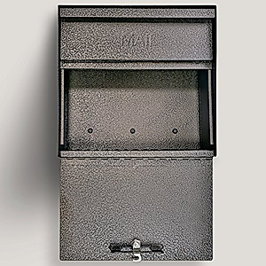 Mail Boss 7164 Metro, Bronze High Capacity Wall Mounted Locking Security Mailbox