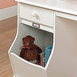 Sauder Pogo Desk, Soft White finish