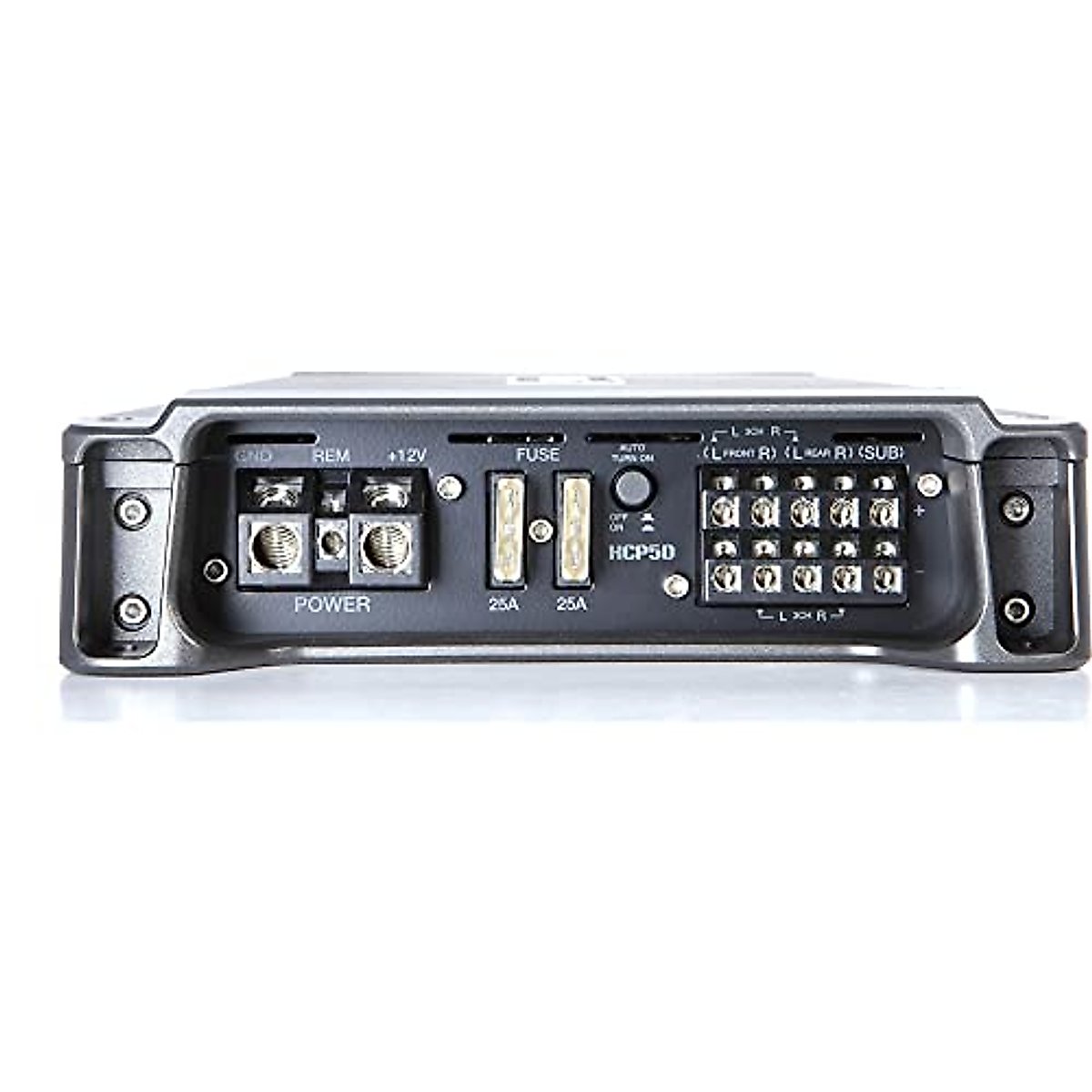 Hertz Compact Power HCP-5D D-Class 5 Channel Amplifier 105 WRMS x 4 + 330 WRMS x 1 at 2-Ohm