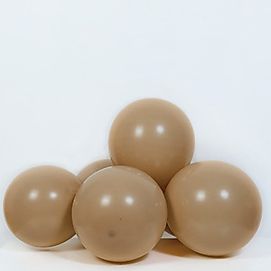 Retro Khaki Balloon Arch Kit 134PCS Balloons 18In 12In 10In 5In Retro Khaki Skin Macaron Orange White Balloon Garland Kit For Festival Picnic Family Engagement,Wedding, Birthday Party,baby shower,Retro Theme Anniversary Celebration