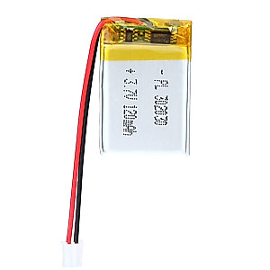 AKZYTUE 3.7V 120mAh 302030 Lipo Battery Rechargeable Lithium Polymer ion Battery Pack with JST Connector