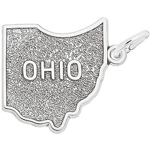 Rembrandt Charms Ohio Charm, Sterling Silver