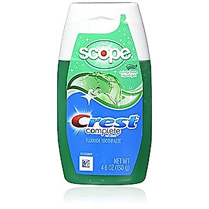 Crest Complete Whitening Plus Scope Tartar Control Toothpaste, Minty Fresh Liquid Gel, 4.6 Oz (130g) - 3