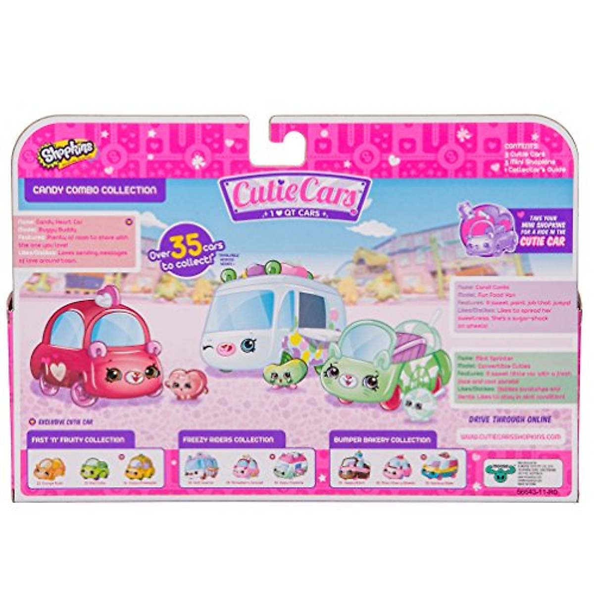 Cutie Car Spk Season 1 Candy Combo 3 Pack