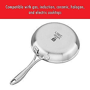 ZWILLING Spirit 3-ply 10-pc Stainless Steel Ceramic Nonstick Pots and Pans Set, Dutch Oven, Fry Pan