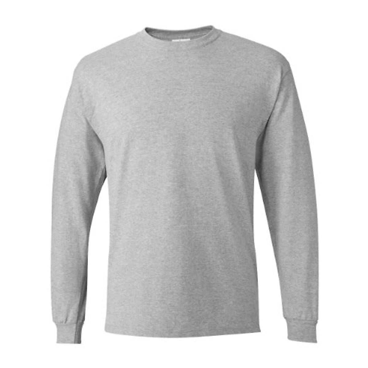 Hanes Men's Essentials Long Sleeve T-shirt Value Pack (2-pack), Light Steel,Medium