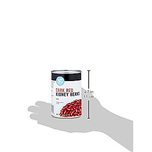 Amazon Brand - Happy Belly Dark Red Kidney Beans, 15 ounce (Pack of 1)