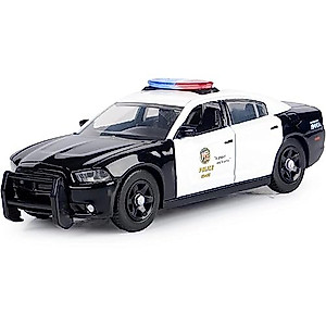 2011 Charger Pursuit Black and White LAPD (Los Angeles Police Department) 1/43 Diecast Model Car by Motormax 79466