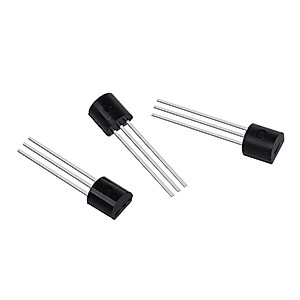 Eiechip® 10Pcs 18B20 DS18B20 TO-92 3 Pins Wire Digital Thermometer Temperature IC Sensor