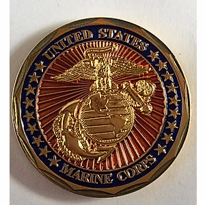 United States Marine Corps Challenge Coin Put On TheWhole Armor of God