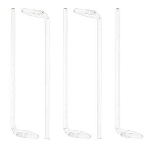 Baluue 5pcs Glass Cell Spreaders L- Shaped Wide Spreading Bars Laboratory Supplies