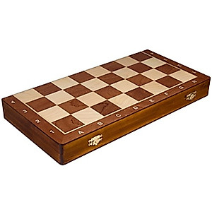 Wegiel Handmade European Professional Tournament Chess Set With Wood Case - Hand Carved Wood Chess Pieces & Storage Box To Store All The Piece
