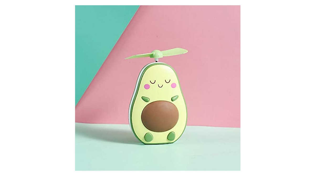 Dft Portable Avocado-Shaped Mini Air Cooler Fan for Personal Cooling