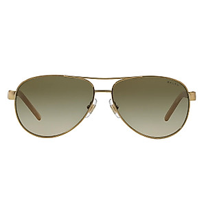 Ralph Sunglasses - 4004 / Frame: Gold Cream Lens: Brown Gradient