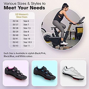 Tommaso Pista 100 Indoor Cycling Shoes for Women: Peloton Bike Compatbile with Pre-Installed Look Delta Cleats - Perfect for Fitness & Road Bike Use - Peleton Shoes Indoor Bike Shoe - White Delta 40