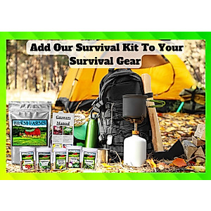 50 Vegetable & Herb Seeds for Planting Outdoor & Indoor Conventional Seed Gardens. This Survival Seed Kit Includes 12,500 Seeds, A Planting Guide & A Mylar Package. Heirloom Non-GMO Seed By B&KM Farms