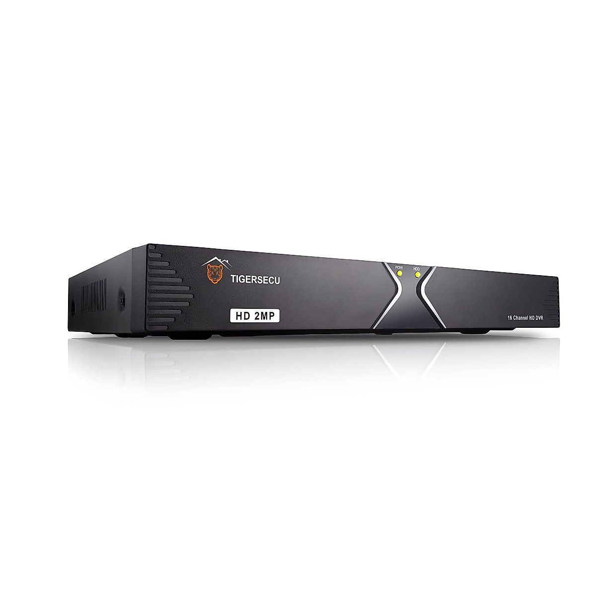 TIGERSECU Super HD 1080P 16 Channel DVR Security Recorder Without Hard Drive, Hybrid 6-in-1 CCTV DVR Recorder Compatible with 2MP and 5MP TVI, AHD, CVI, Analog, RS485 PTZ and IP Cameras