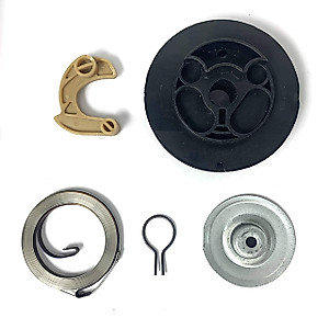 Recoil Starter Ratchet Reel Spring for Storm CAT 63CC 2HP 800/900W 60338 66619 69381 For Harbor Freight Tail Gator 63025 63024 for Pulsar PG1202S 1200 Watts For ETQ950 TG1200 2 Cycle 64CC Generator