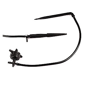 Congeal Greenhouse Micro Drip Irrigation 200pcs Drip Irrigation Arrow Black/Blue Arrow Dripper, Used for Water-Saving Irrigation of Micro-Irrigation Nursery Elevated Bed Flower Pot Vegetable Plot