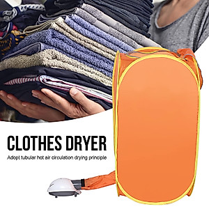 Portable Dryer, 110V 750W Foldable 3-Tier Electric Dryer Machine Portable Electric Clothes Drying Rack Mini Clothes Dryer Machine for Apartments Laundry