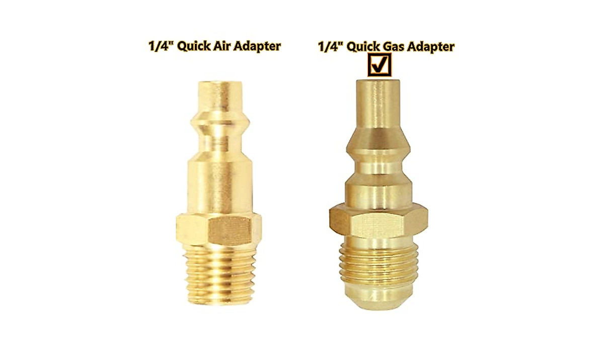 MCAMPAS Quick Connect Fitting for Gas Appliances