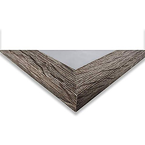 NUOLAN 8x10 Picture Frame, Rustic Gray Wood Pattern Art Photo Frames for Wall or Tabletop Display, Set of 1(NL-PF8X10-RG-1)