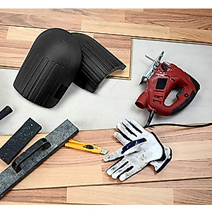 Bofoho Knee Pads, Gardening Construction Crawling Flooring Knee Pads for Men, EVA Foam Waterproof Anti-Slip Knee Protector with Adjustable Hook and Loop Straps