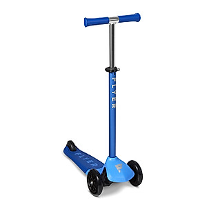 Flyer Glider Pro, Radio Flyer Lean to Steer Kids Scooter, Blue, for Kids Ages 5+ Years