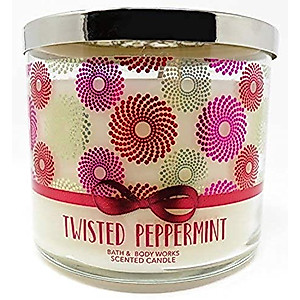 Bath & Body Works 3-Wick Scented Candle in Twisted Peppermint