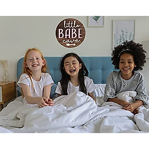 Playroom Wall Decor Where the Wild Ones Play Room Wooden Sign Wall Art Decoration for Boys and Girls Playroom Toy Room Kids Toddler Nursery Room Bedroom Home Word Cutouts Sign (Girl Pink)