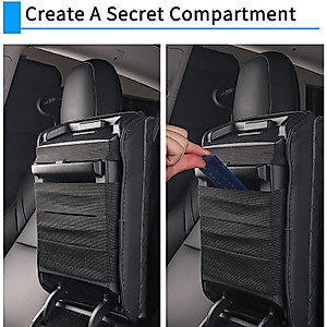 Carwiner Center Console Cover for Tesla Model 3 Model Y, PU Leather Armrest Box Cushion Protector Accessories