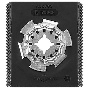 BOSCH OSL234SPCK 5-Piece Set 2-3/4 In. Starlock Oscillating Multi Tool Wood 80 & 120 Grit Hook-and-Loop Contoured Sanding Pad Assorted Kit for Multipurpose Sanding Applications in Plywood, Hardwoods