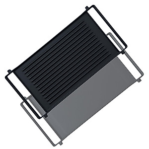 Upgraded WB31X24998 WB31X24738 Griddle Replacement for GE Stove Parts, JXGRILL1 Reversible Cast Iron Center Griddle Plate for GE Gas Range Cooktop Parts Stove Top Burner Griddle Pan Flat Top 1 Pack