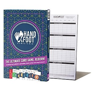 Hand & Foot Remastered 8 Player Edition + Optional Scorepad