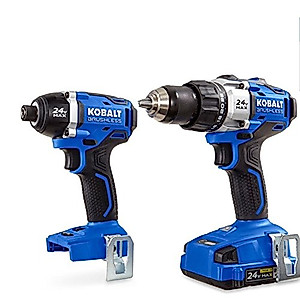 Kobalt 2-Tool 24-Volt Max Lithium Ion (Li-ion) Brushless Motor Cordless Combo Kit with Soft Case