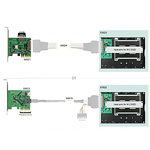 DeLOCK Converter U.2 SFF-8639 to m.2 NVMe Key m Mounting Frame with 3.5′′ Frame