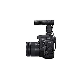 Canon DSLR Camera [EOS 90D] | Vlogging Video Creator Kit with Stereo Microphone DM-E100, 32GB SDHC Memory Card and Windscreen Accessory for Outdoor Recording