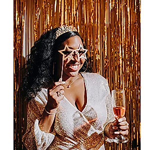 Crystal Tiara Crown with Combs