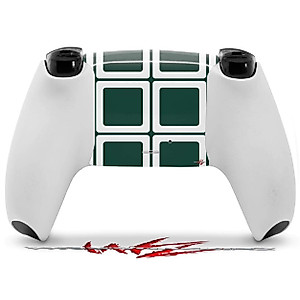 WraptorSkinz Skin Wrap compatible with Sony PS5 DualSense Controller Squared Hunter Green (CONTROLLER NOT INCLUDED)